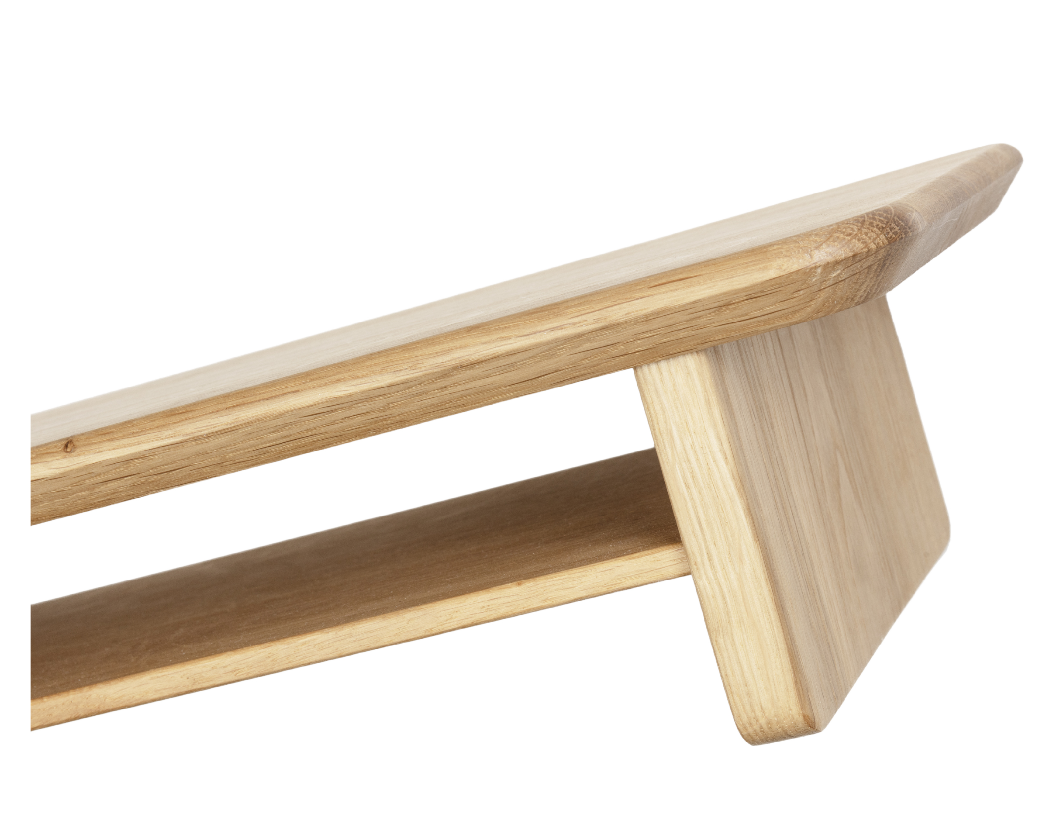 Premium Oak Wooden Monitor Stand: Timeless Natural – Grindwood.com